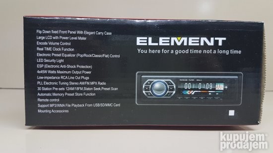 Auto Radio Element Bluetooth MP3-USB-SD