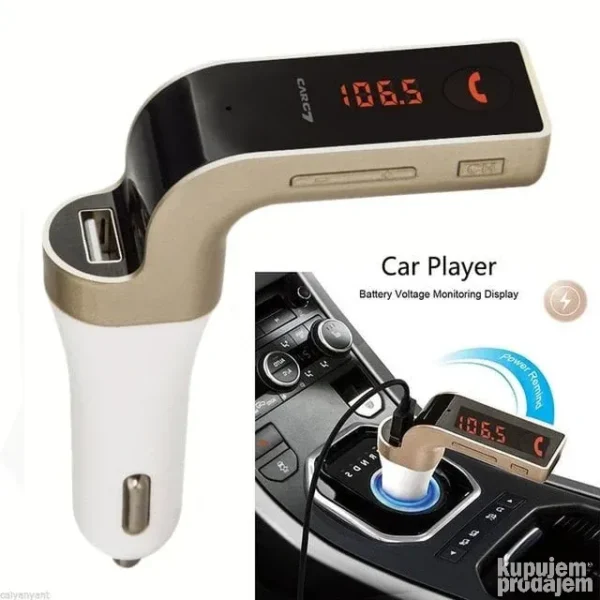 CARG 7 – Bluetooth transmiter – Fm transmiter – 3u1 – CARG 7 – Bluetooth transmiter – Fm transmiter – 3u1