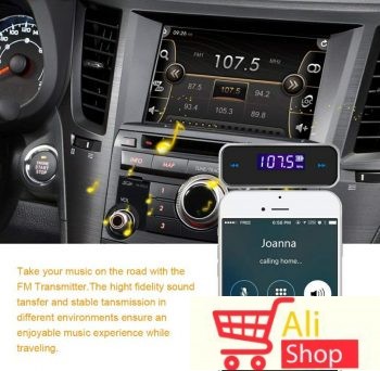 FM Transmiter Handsfree sa telefona 3.5mm aux na FM radio