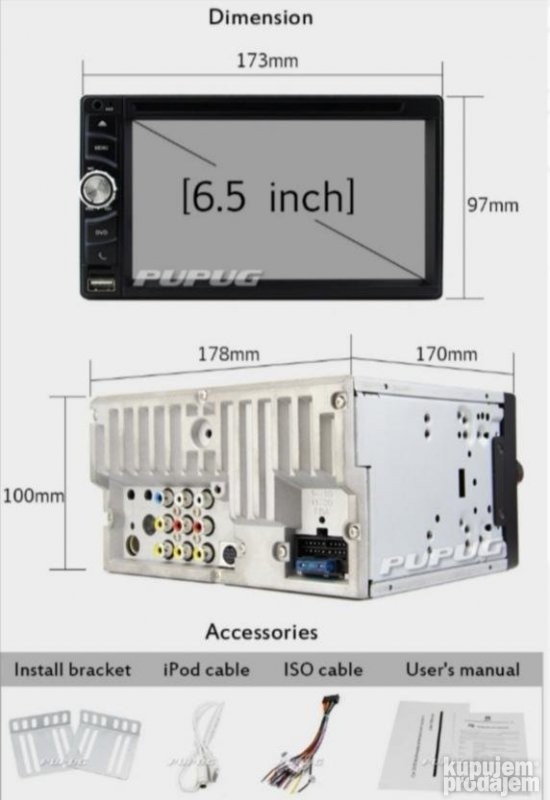 Multimedia CD,USB,SD, 2Din Vrhunska medija-o!