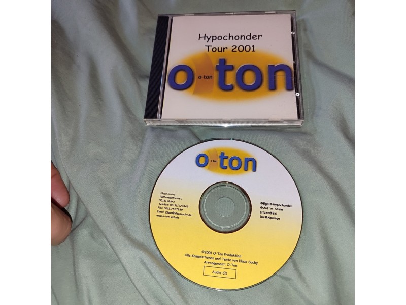O Ton hypochonder tour 2001