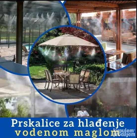 Cooling system – Sistem za hlađenje vodenom maglom, prskalic