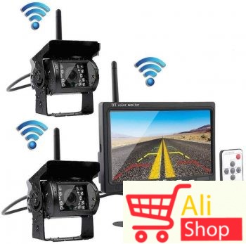Set Monitor 7″+ 2 wifi bezicne kamere za kamione,kombajne