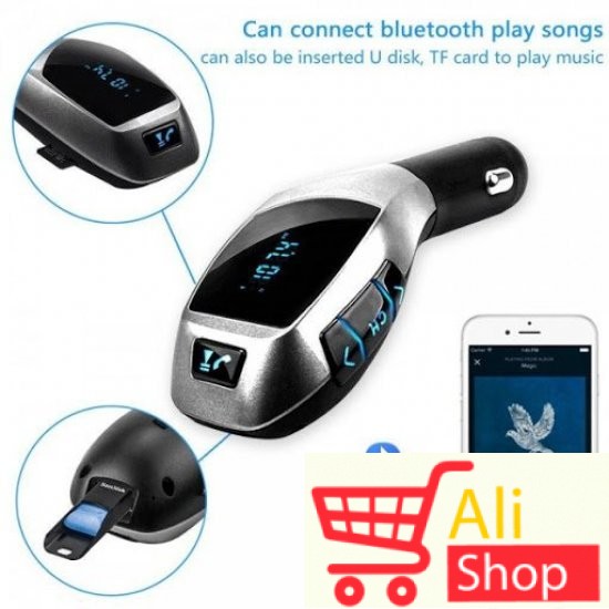 X6 Fm transmiter + bluetooth handsfree