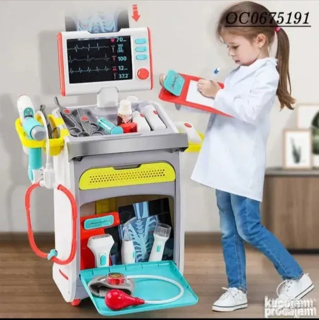 Dečiji set za igru – LEKARSKA ORDINACIJA