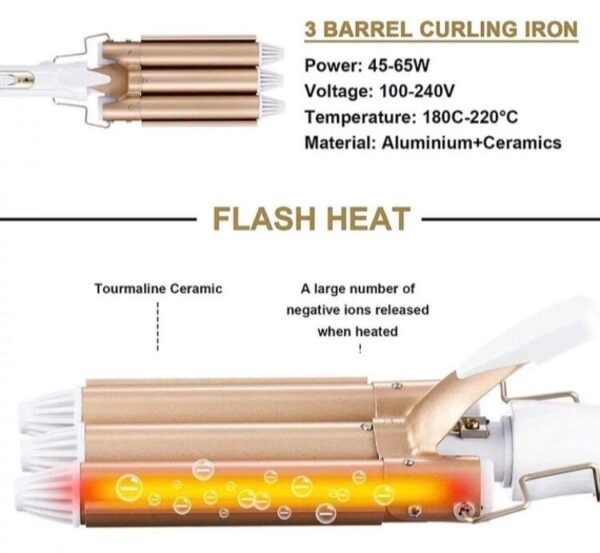 Rozia figaro za talase i lokne, tri cevi – Rozia figaro za talase i lokne, tri cevi