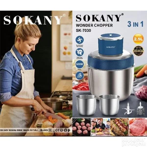 Sokany SK-7030 Mašina za mlevenje mesa – Sokany SK-7030 Mašina za mlevenje mesa