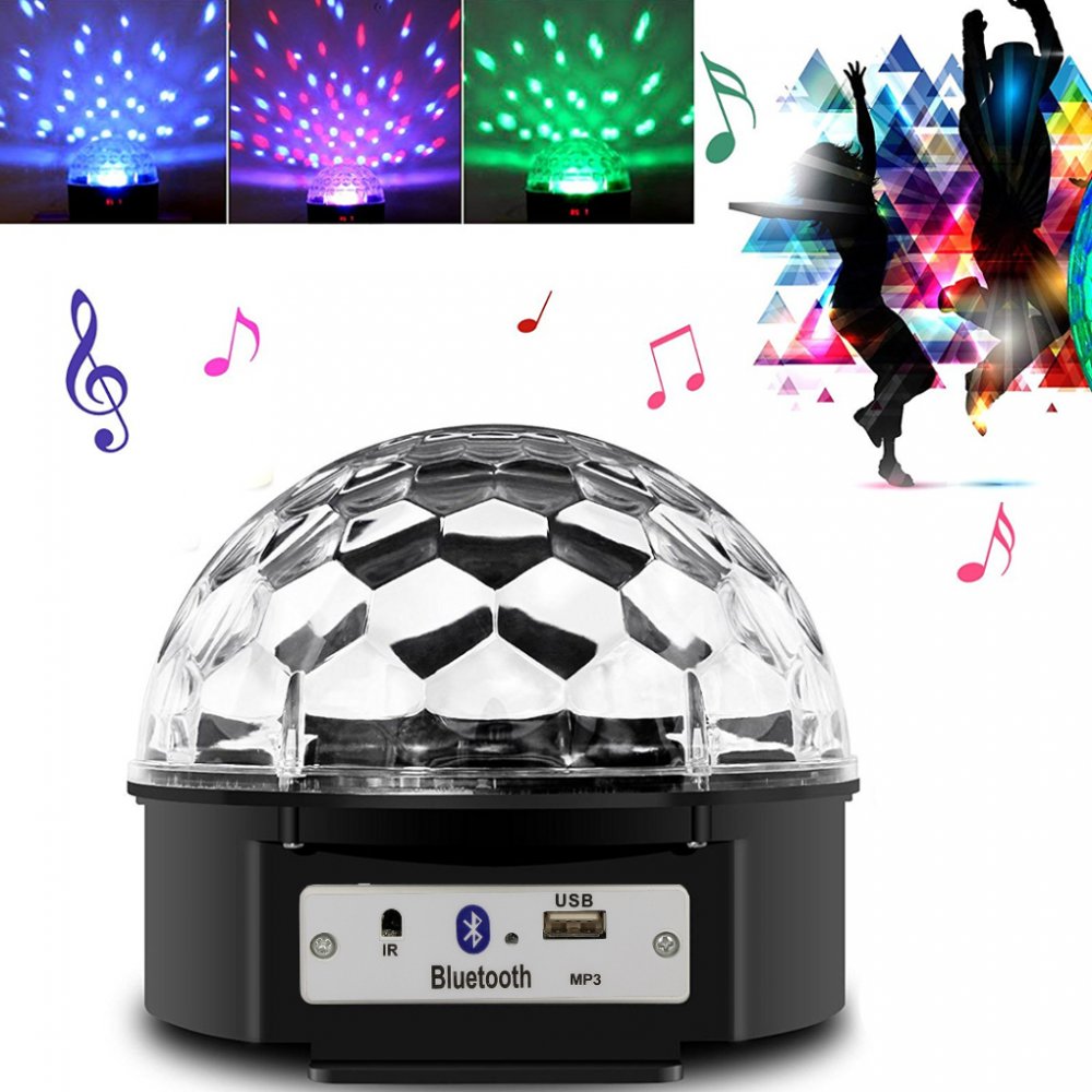 Disko Kugla MP3-Bluetooth LED Kugla
