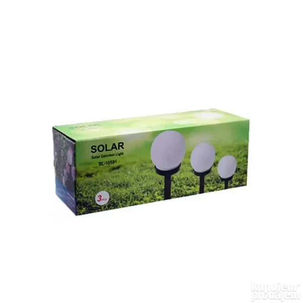 Solarna baštenska lampa 3 kom – Solarna baštenska lampa 3 kom