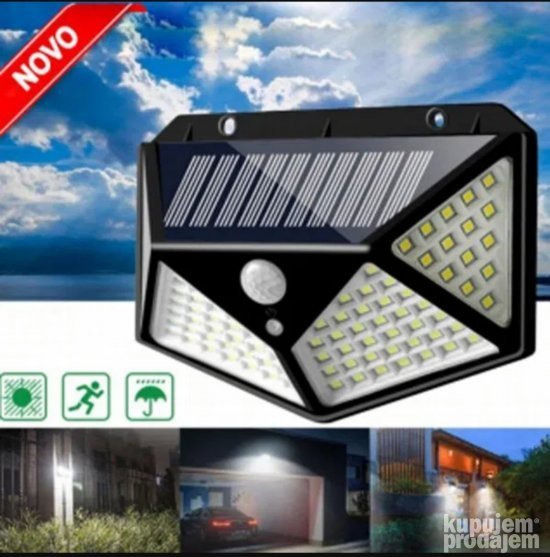 Solarni Reflektor 4 komada SOLARNA LAMPA 100 Dioda – Solarni Reflektor 4 komada SOLARNA LAMPA 100 Dioda