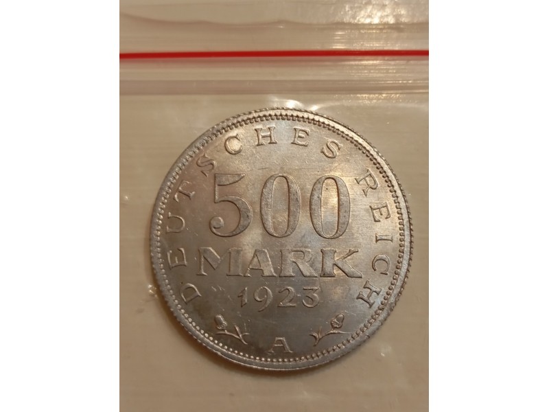 500 mark 1923g. A unc