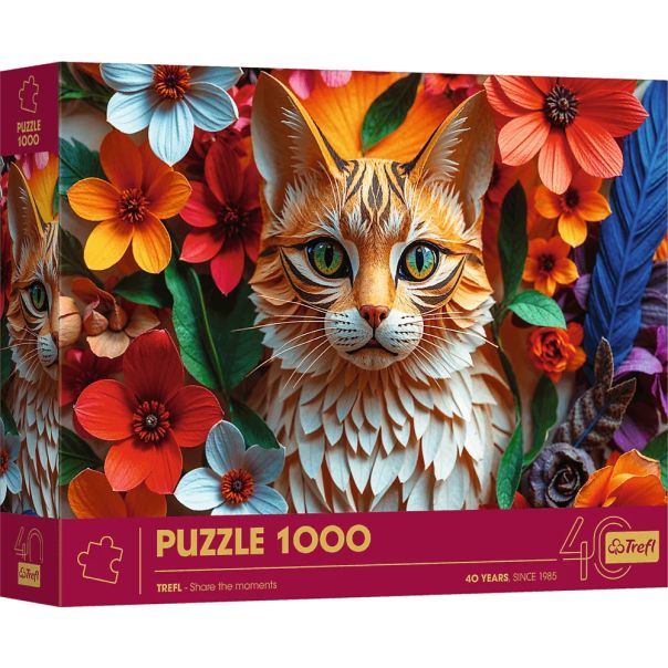 TREFL 3D Puzzle 40th anniversary of Cat 40040 - 1.000 delova