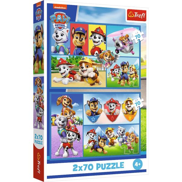 TREFL Puzzle Paw Patrol rules 34441 - 2x70 delova