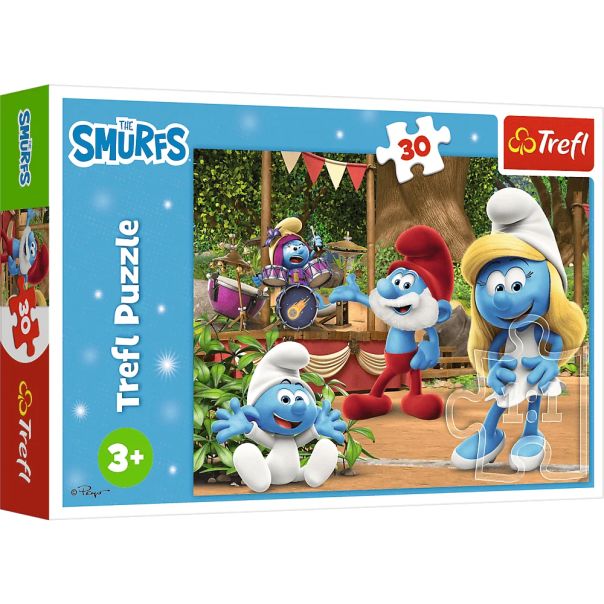 TREFL Puzzle Smurfette and the Smurfs18312 - 30 delova