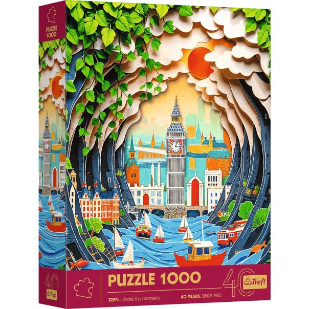TREFL 3D Puzzle 40th anniversary of London 40043 - 1.000 delova