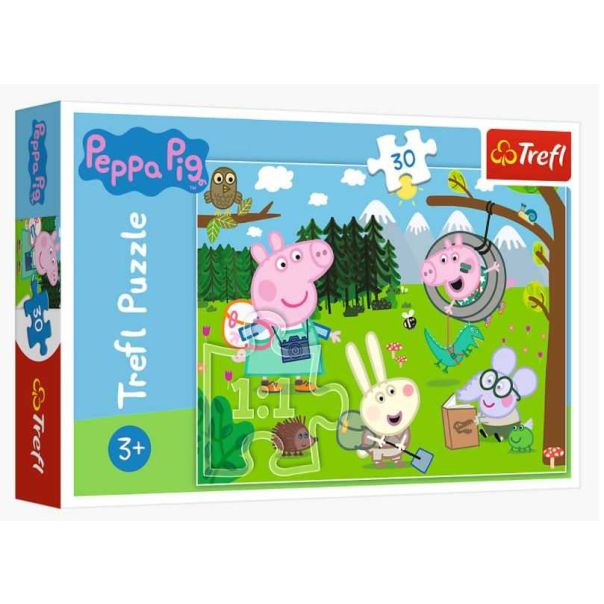 TREFL Puzzle Peppa pig forest expedition 18245 - 30 delova