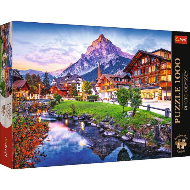 TREFL Puzzle Alpine town, Switzerland 10854 - 1.000 delova