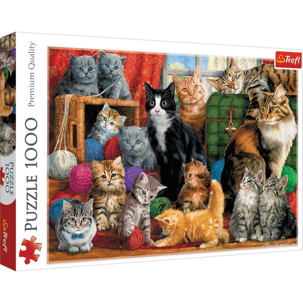 TREFL Puzzle Cat meeting 10555 - 1.000 delova
