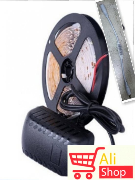 Led traka6500k VODOOTPORNA 5m +adapter +dalhinac-850din