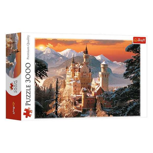 TREFL Puzzle Neuschwanstein Winter Castle, Germany 33025 - 3.000 delova