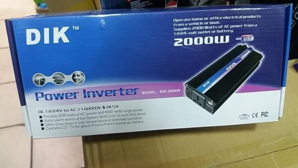 Pretvarac struje Power inverter Dik 2000 w – Pretvarac struje Power inverter Dik 2000 w