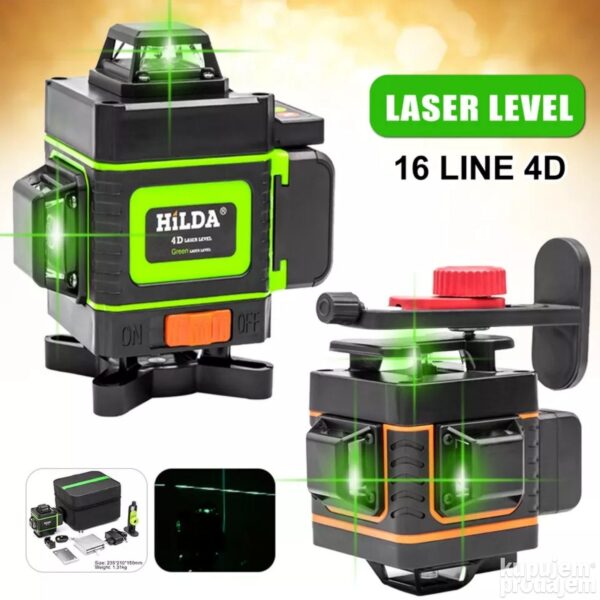 Laser za nivelaciju 4D 16 Linija DIGITALNI – Laser za nivelaciju 4D 16 Linija DIGITALNI