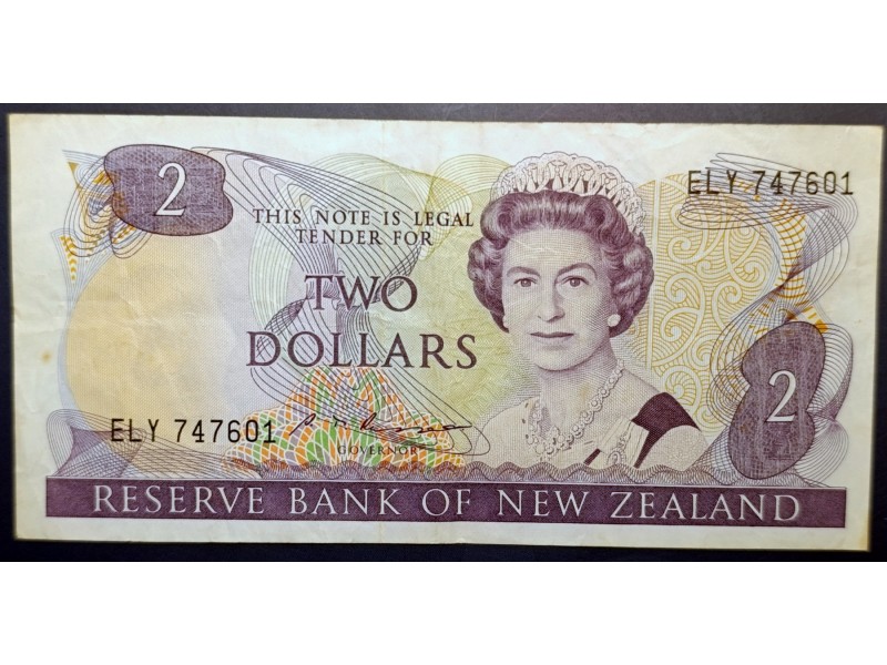 Novi Zeland - 2 dolara - 1985