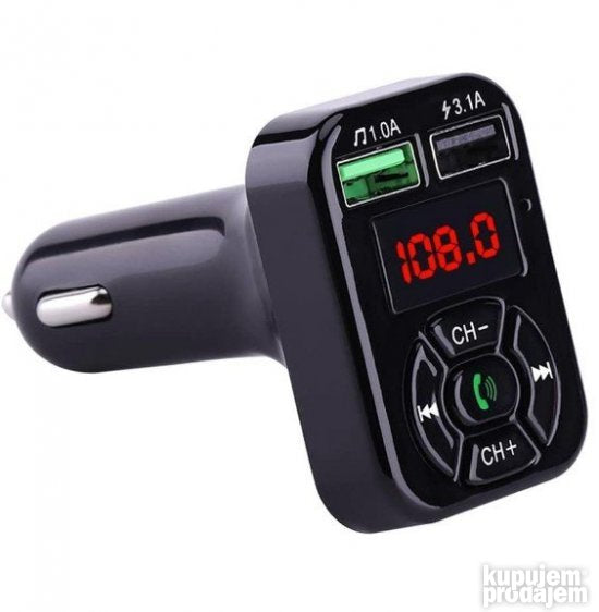 FM transmiter za auto Bluetooth A9 Mini multimedia