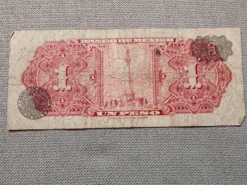 1 peso Meksiko 1958.
