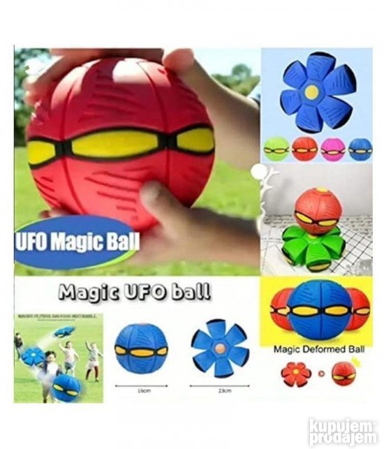 Frizbi Lopta Phlat ball Frizbi koji se pretvara u loptu 23cm