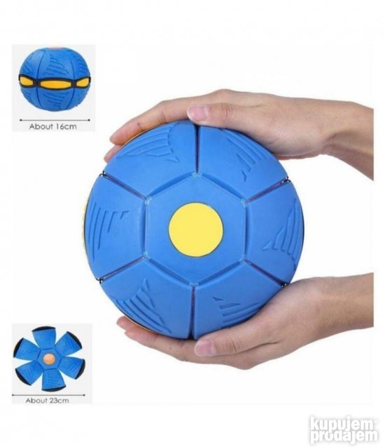 Frizbi Lopta Phlat ball Frizbi koji se pretvara u loptu 23cm