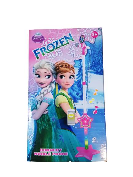 Frozen disko mikrofon sa svetlećim efektima