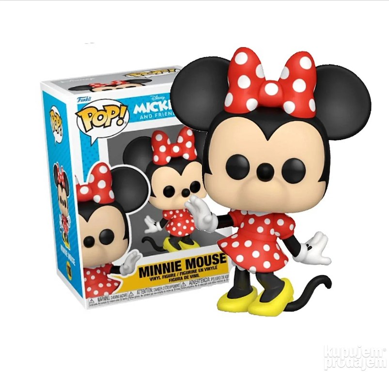 Funko pop figura Minnie mouse u crvenoj haljini