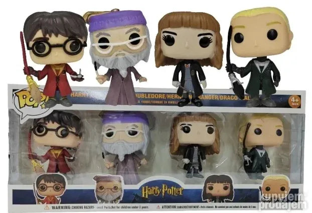 Funko pop figure Harry potter 4 u 1