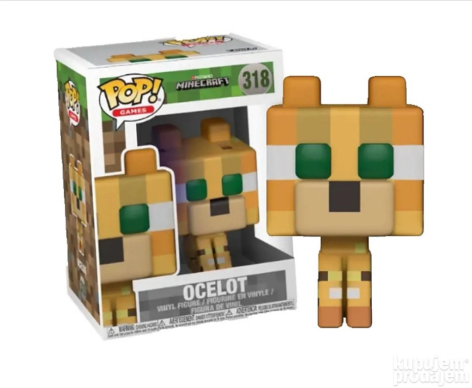 Funko pop figure Minecraft Ocelot