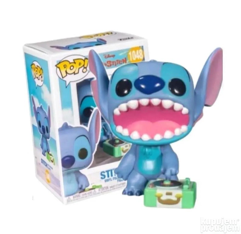 Funko pop figure Stitch dj