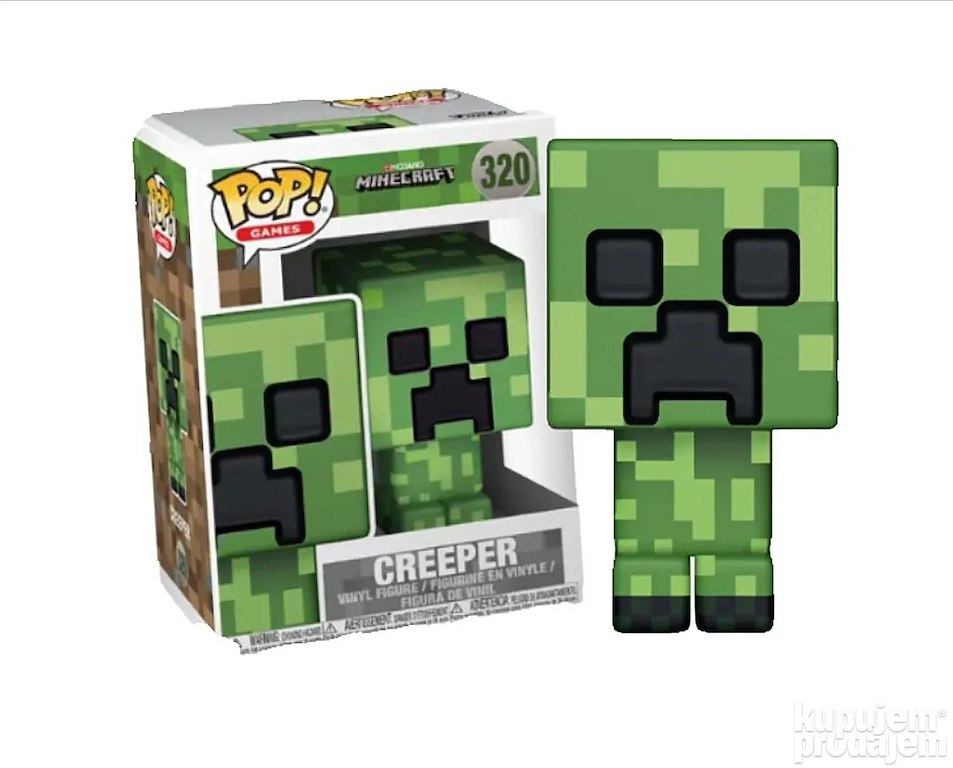 Funko pop figures Minecraft Creeper