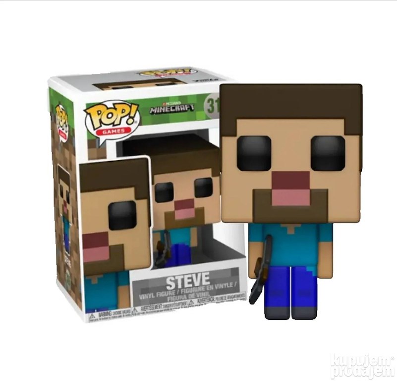 Funko pop Minecraft Steve