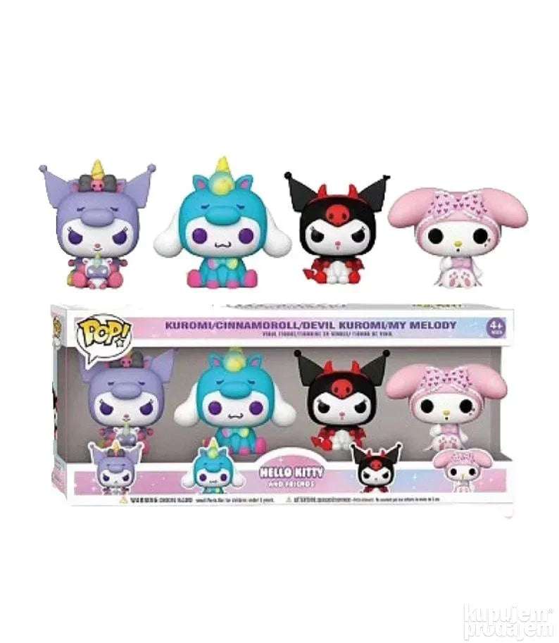 Funko pop NOVO 4u1 set figura