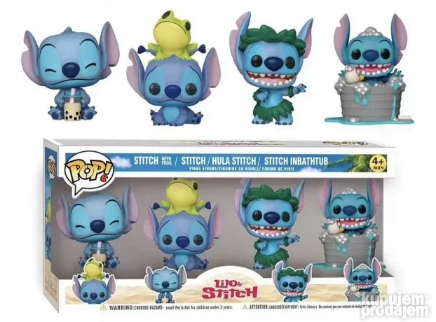 Funko POP! Stitch, 4 u 1
