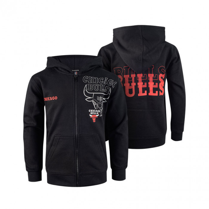 Chicago Bulls Brushed Fleece Full Zip dečji duks s kapuljačom