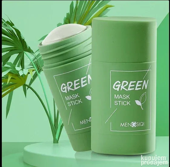 Green maska za lice od zelenog čaja 1+1 Gratis!