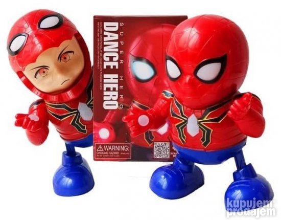 Igrajući spidermana sa zvučnim, svetlecim efetima