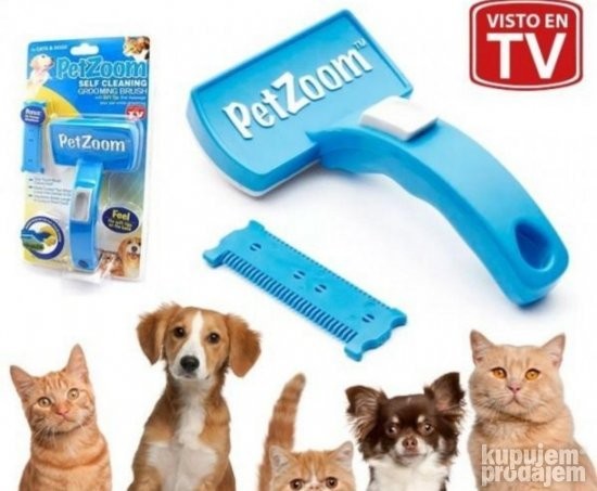 Pet Zoom – Specijalna četka + trimer za ljubimce