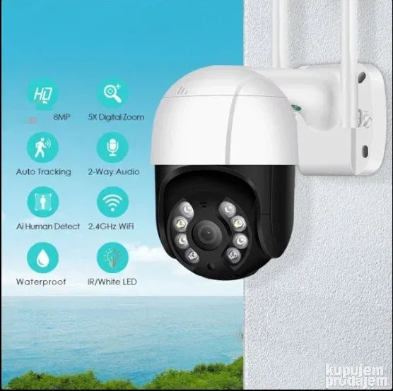 IP WiFi Kamera – 5x zoom – 8mpx