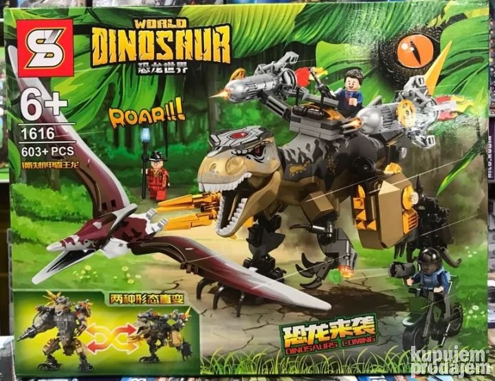 Kockice dinosaurus 603 delova