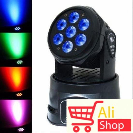 Led Roto Glava 7x10w mini led moving head