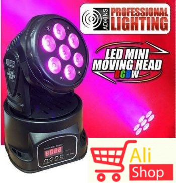 Led Roto Glava 7x10w mini led moving head Light