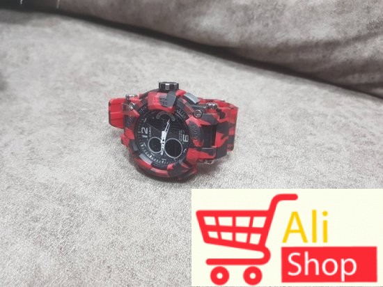 G shock protection sat- AA replika maskirno-crvena boja