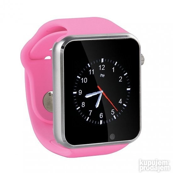Roze Smart Watch W88 Pametan Sat SIM-Kamera